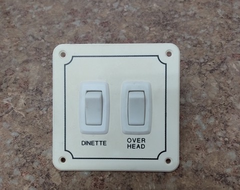 Monaco DINNETTE, OVERHEAD Light Switch Assembly - Northwest RV Supply