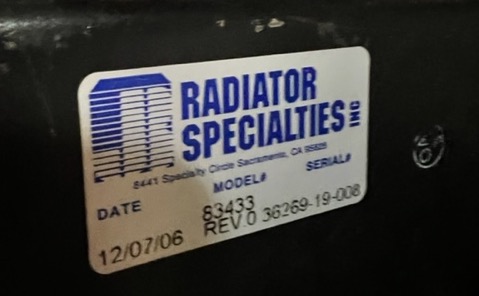 RADIATOR SPECIALTIES Steel Tank with Site Gauge - Northwest RV Supply