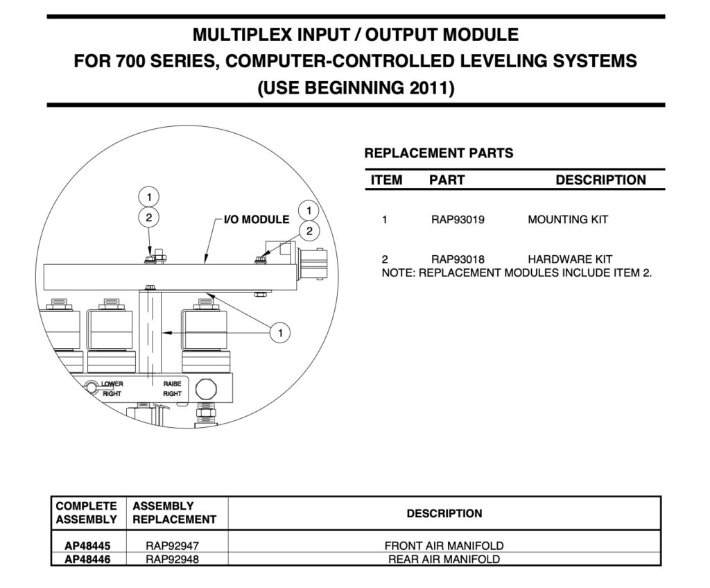 HWH MultiPlex Input/Output Module AP48445 - Northwest RV Supply