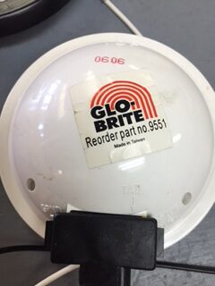 RED GLO-BRITE Stop-Tail-Turn Light Part# 9551 - Northwest RV Supply