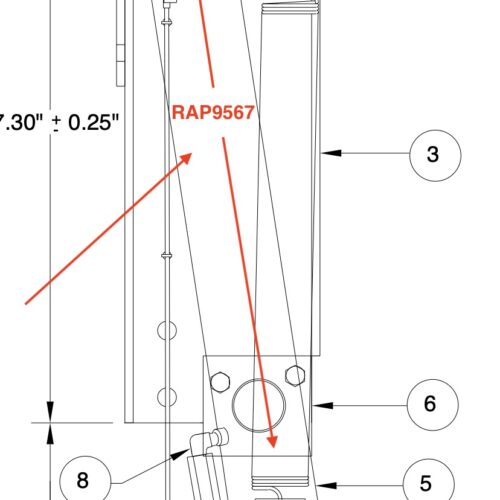 HWH Cylinder Assembly RAP9567 - Northwest RV Supply