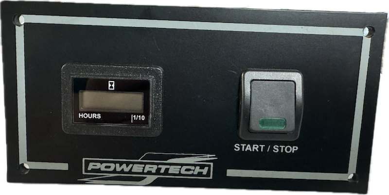 POWERTECH Generator Hour panel with Start Stop Switch - Northwest RV Supply